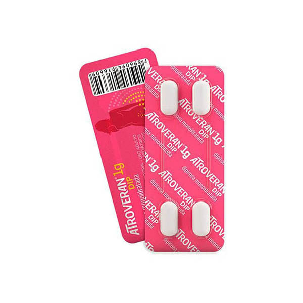 Atroveran Dip 1g 4 Comprimidos