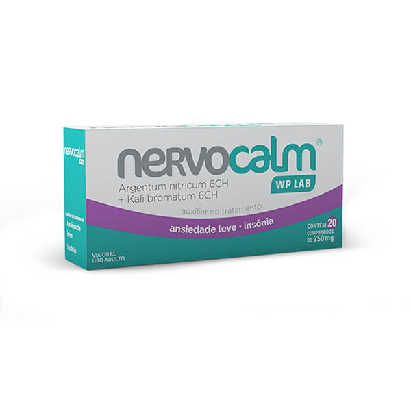 Nervocalm 250mg 20 Comprimidos - Drogarias Tamoio