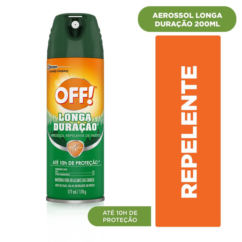 Rep Off Longa Duracao Aerosol 177Ml - Off Repelente - FARMALIFE