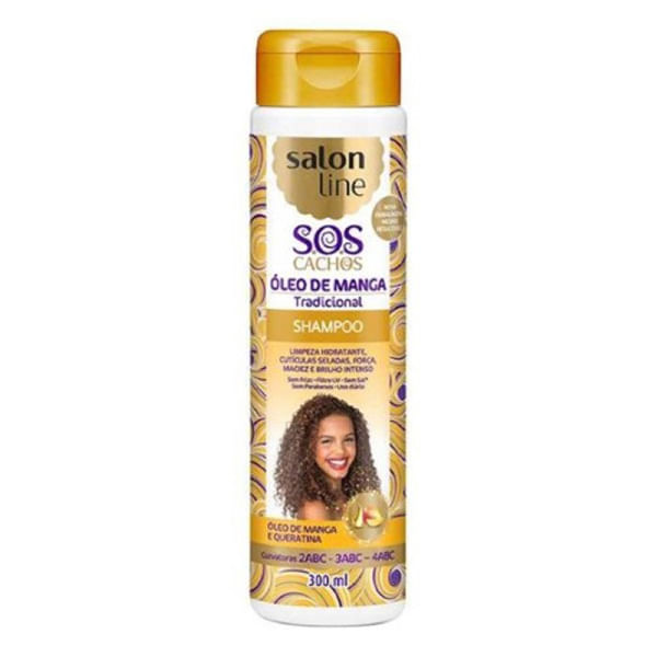 Shampoo Salon Line Sos Queratina E 12 Oleos 300Ml - Salon Line Sos ...