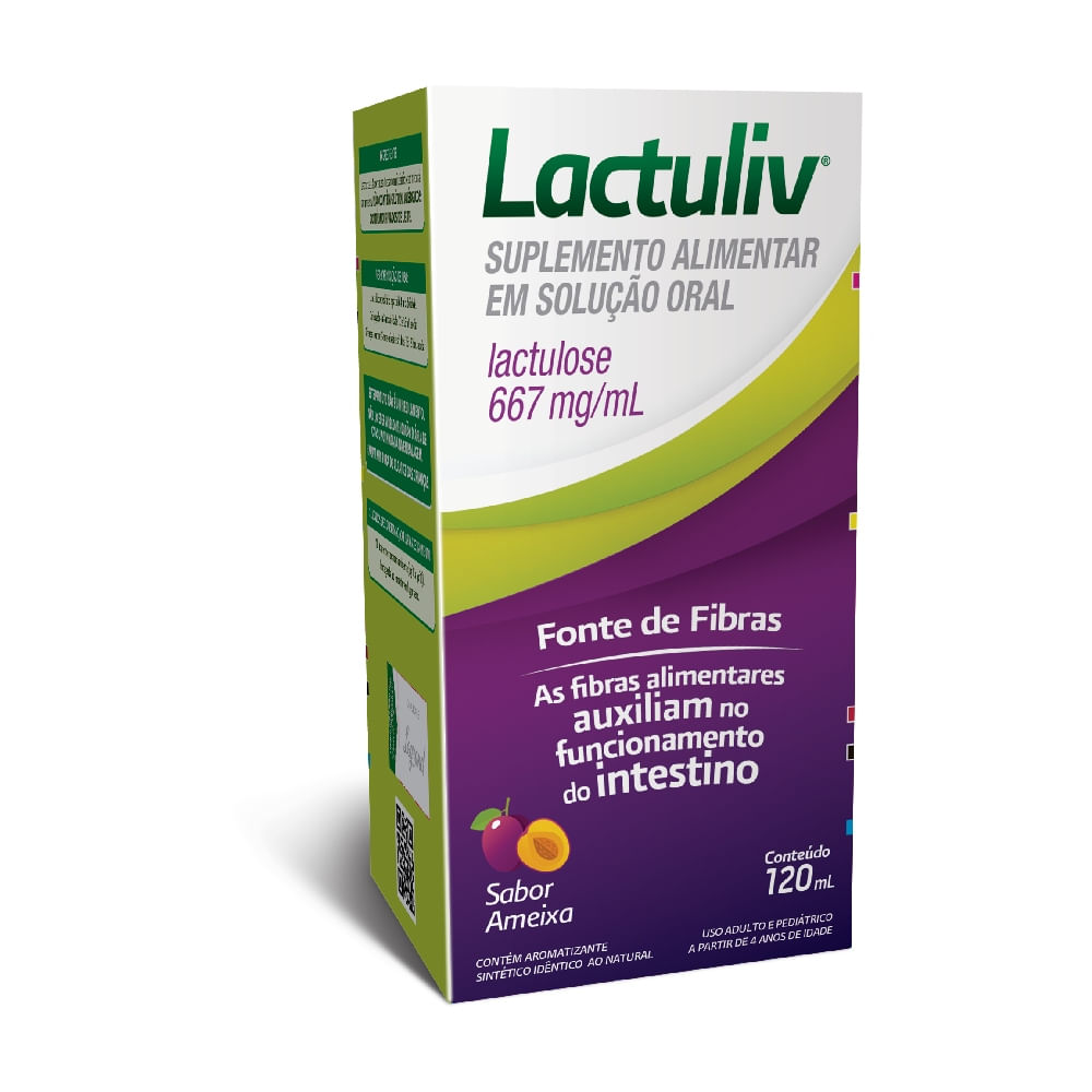 Suplemento Alimentar Lactuliv Sabor Ameixa 120ml - Drogaria Rosário