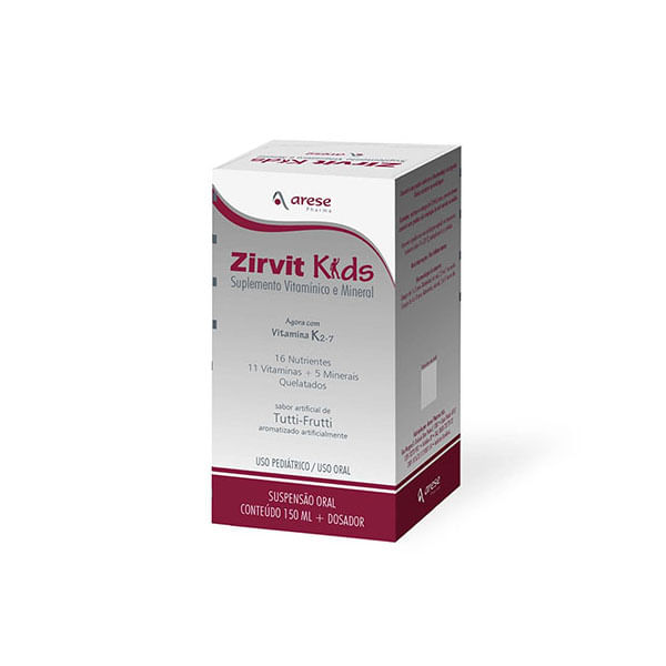 Zirvit Kids Arese 150ml – Suplemento Vitamínico e Mineral Infantil ...