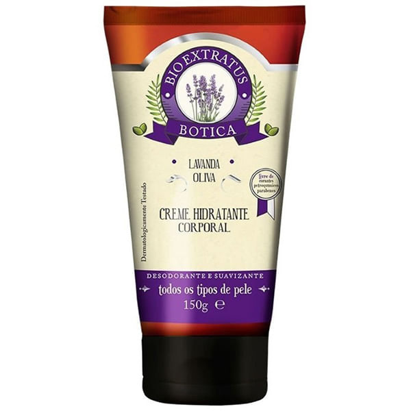 Creme Hidratante Corporal Botica 150g Bio Extratus - Drogarias Tamoio