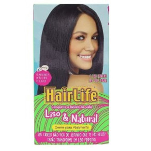 Creme Hair Life Liso Natural 180G - Hair Life - Drogasmil