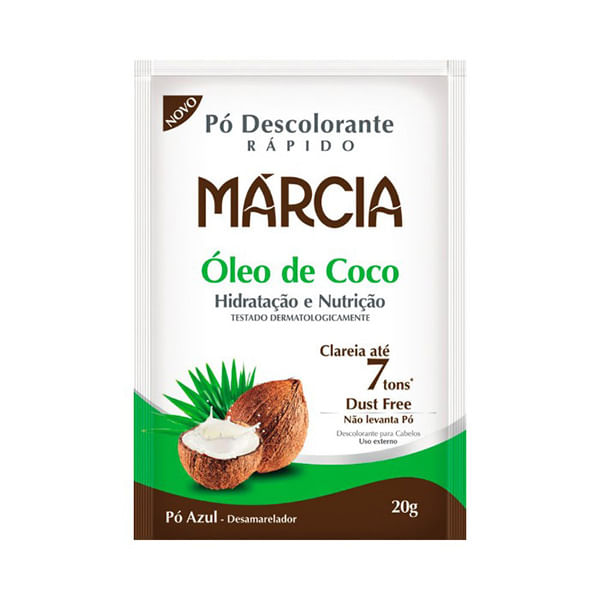 Descartável Marcia Óleo Coco 20G - Marcia Cosmeticos - Drogaria Rosário