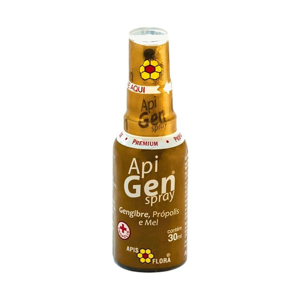Extrato Bucal Apigen Mel Própolis Sabor Gengibre Spray 30ml - Drogaria ...