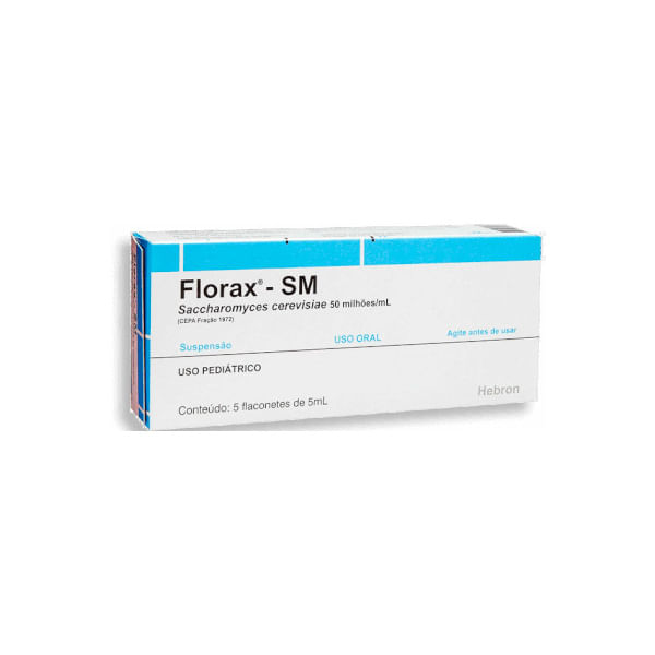 Florax Sm Pediátrico 5ml 5 Flaconetes - Drogaria Rosário
