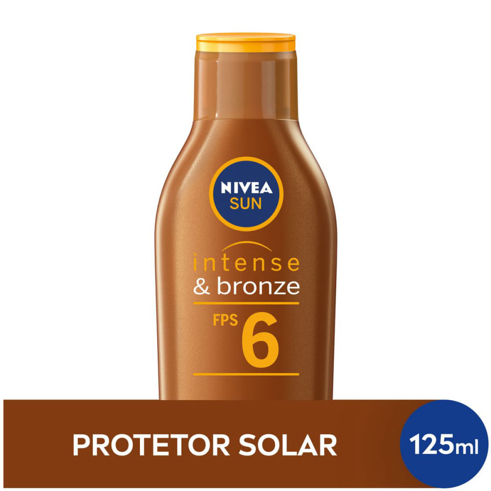 Loção Bronzeadora Nivea Sun Intense & Bronze - FPS6 - 125ml - Drogaria ...