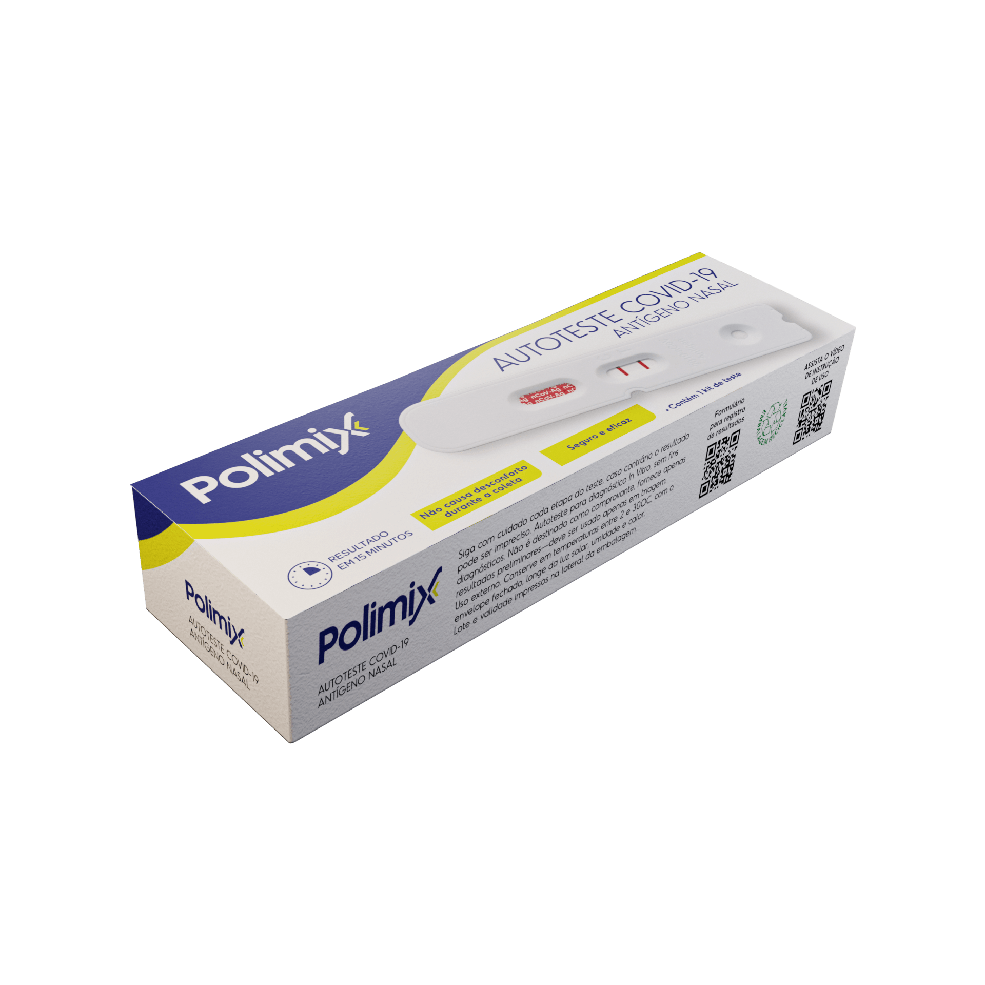 Autoteste COVID Polimix - Drogasmil