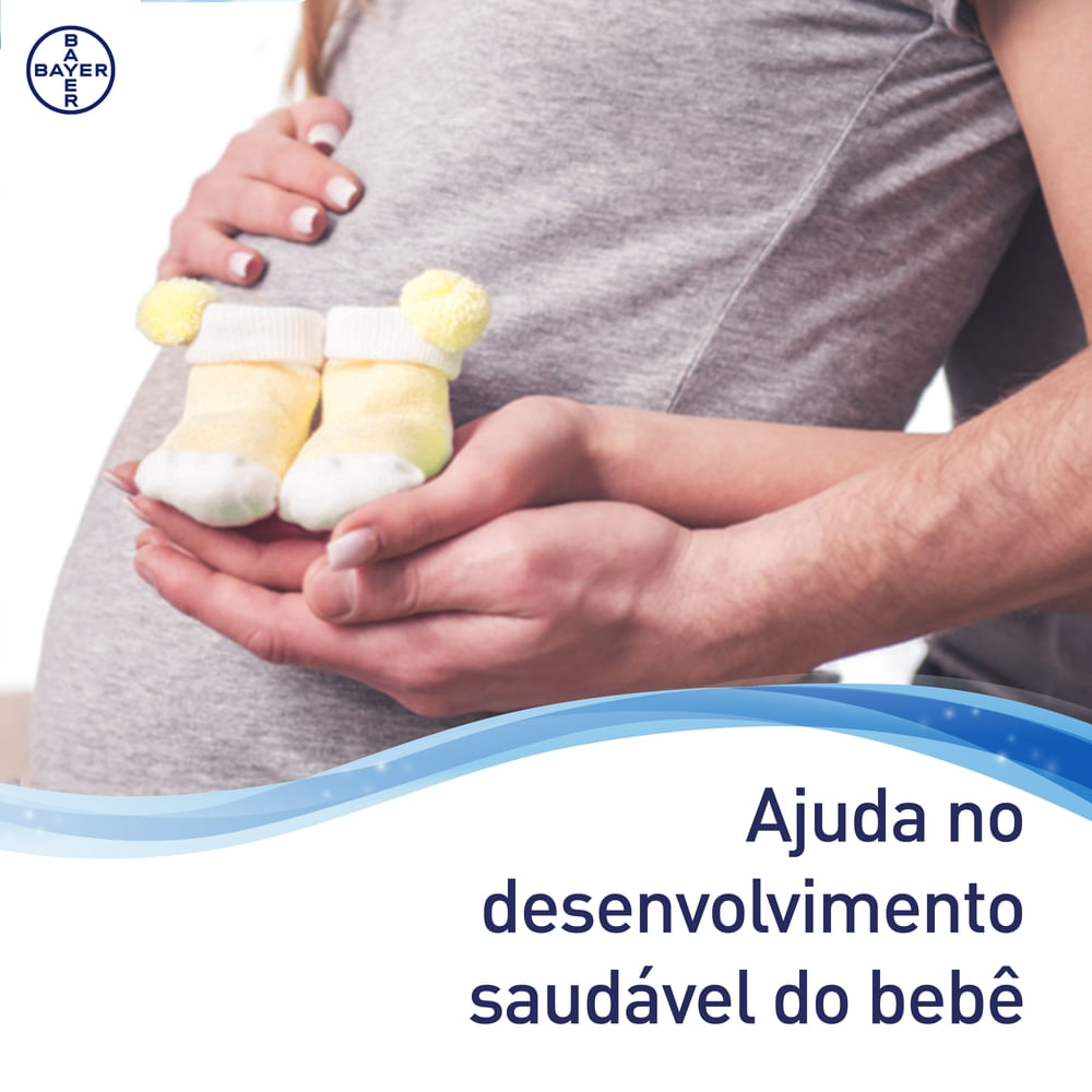 Natele Gestação Bayer – Suplemento Vitamínico com DHA 28 Cápsulas ...