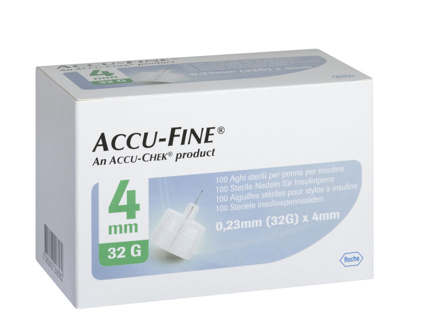 Accu Fine Pen Needle 32G 100 Agulhas - FARMALIFE