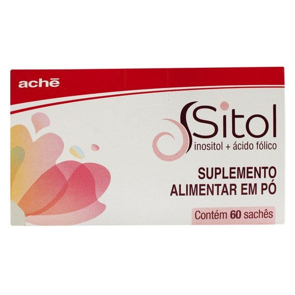 Sitol 60Sach Ache | Suplemento Inositol e Ácido Fólico 60 Sachês ...