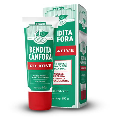 BENDITA CANFORA GEL ATIVE 80G - Drogaria Rosário