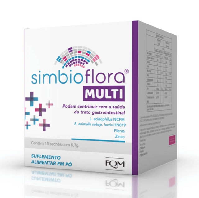 Simbioflora Multi 15 Sachês – Suplemento Probiótico e Prebiótico ...