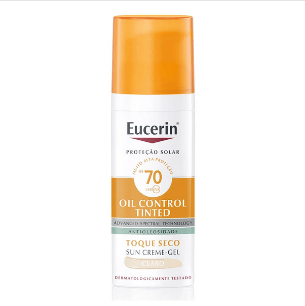 Protetor Solar Facial Sun Oil Control FPS 70 50ml Eucerin - Drogarias ...