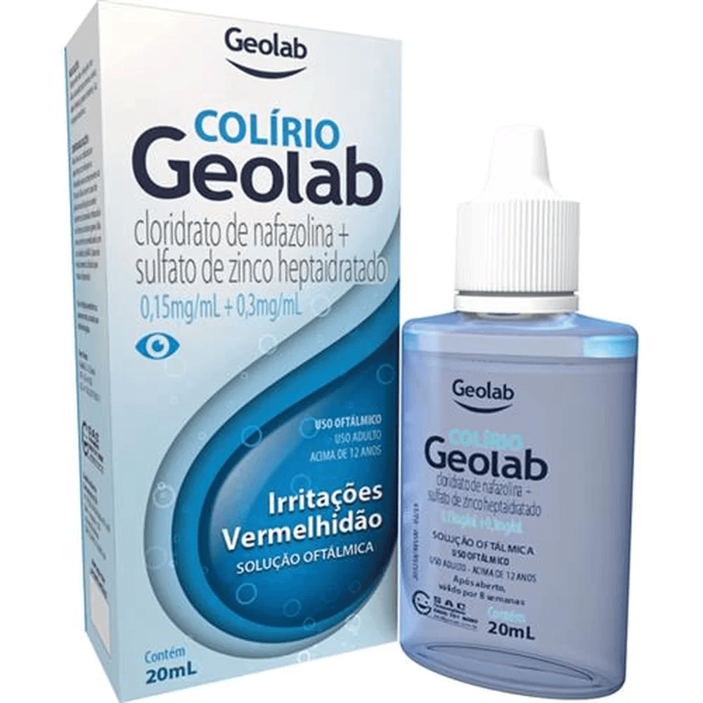 Colírio Geolab 0,15mg + 0,03mg Solução Oftálmica 20ml - Drogarias Tamoio