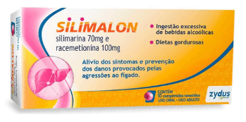 Silimalon Zydus 70mg Silimarina + 100mg Racemetionina 10 Comprimidos ...