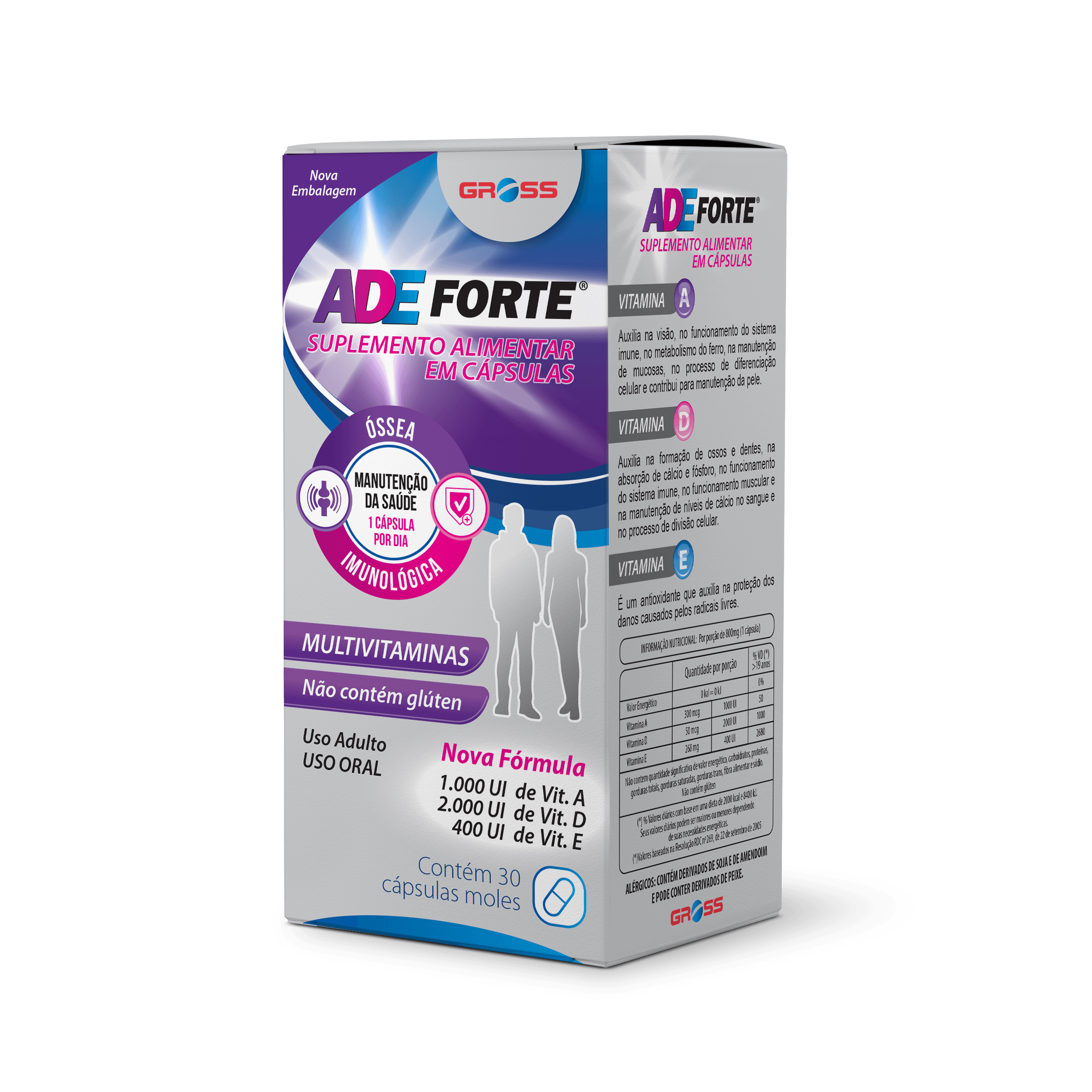 Adeforte 30 Comprimidos - FARMALIFE