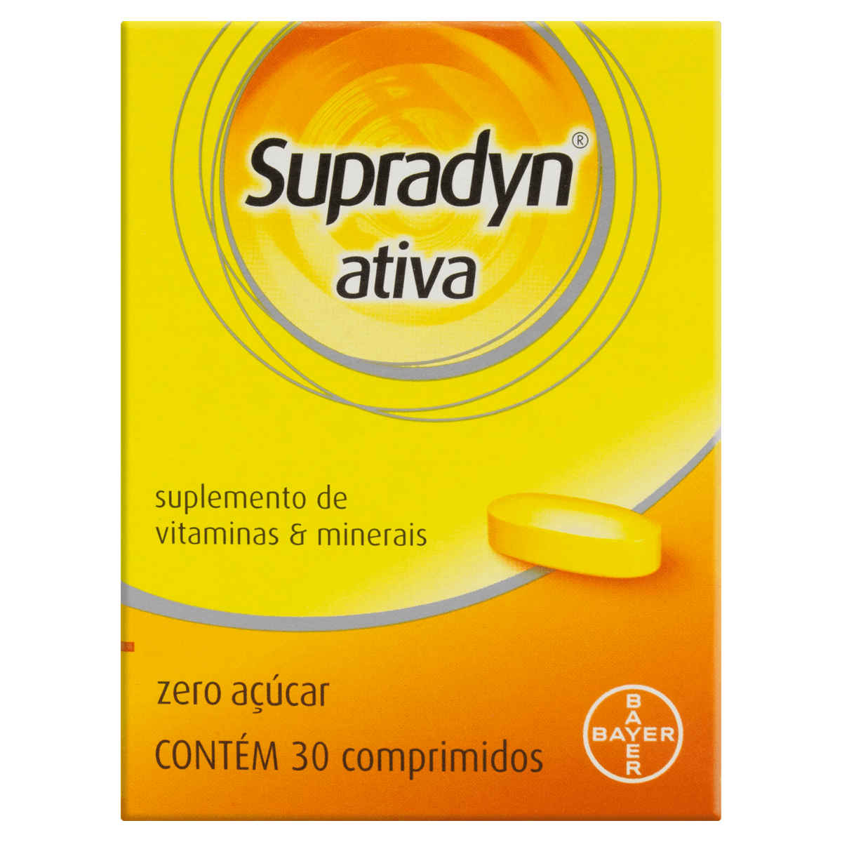 Supradyn Ativa Bayer 30 Comprimidos – Vitaminas e Minerais Essenciais ...