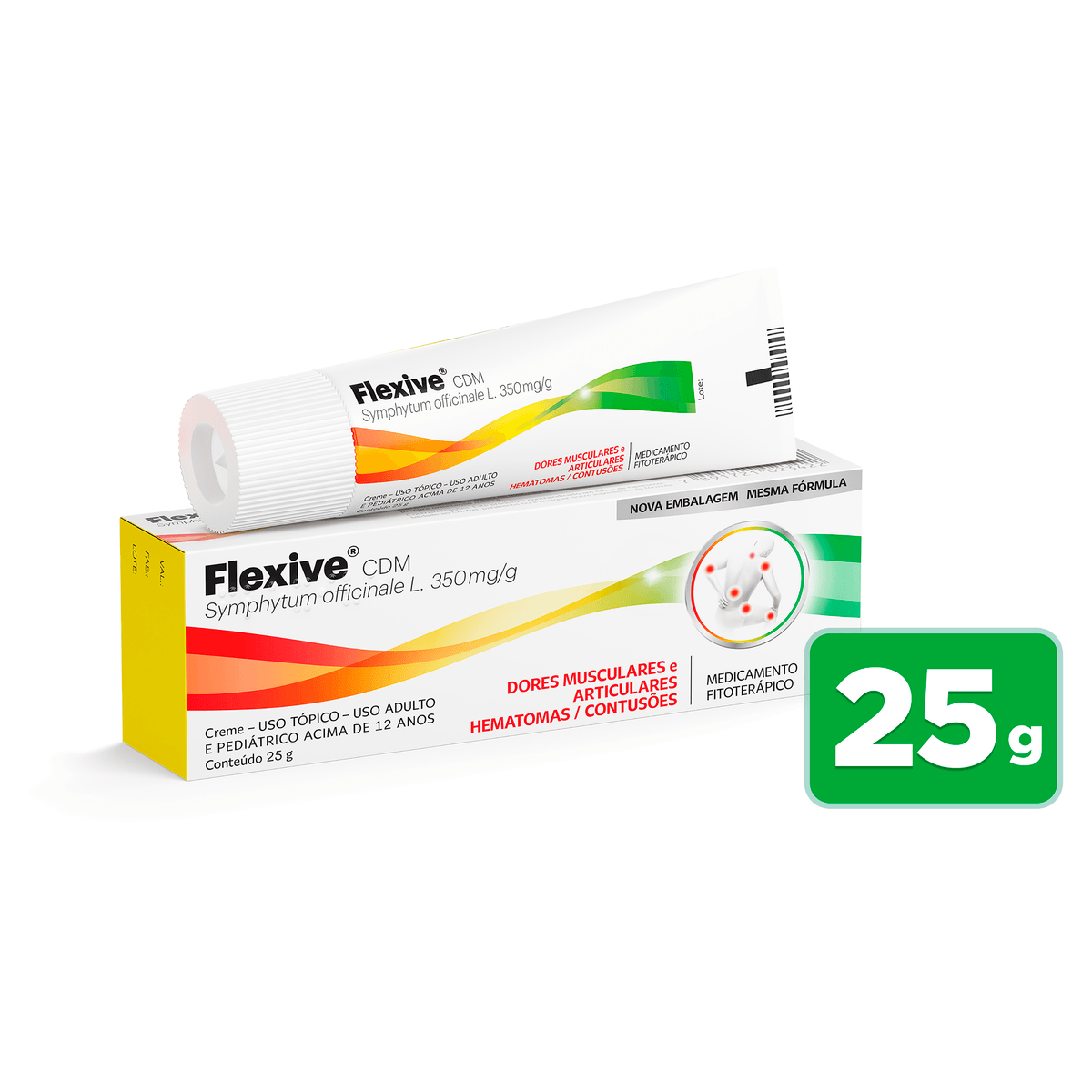 Flexive CDM 350mg/g Merck Caixa 25g - Drogasmil