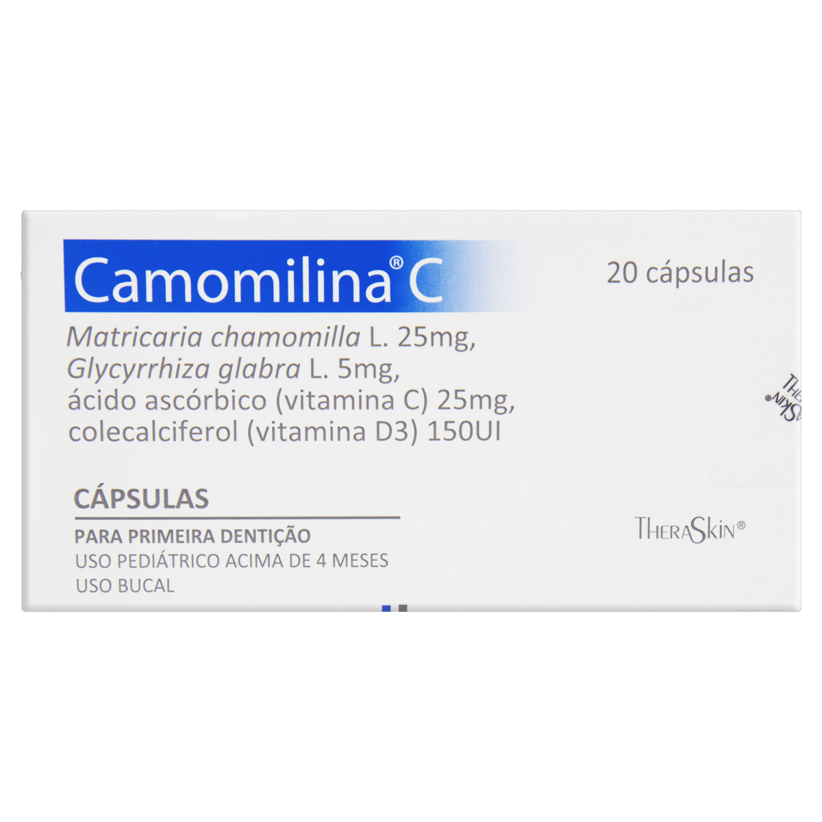 Camomilina C 20 Cápsulas - Drogaria Rosário