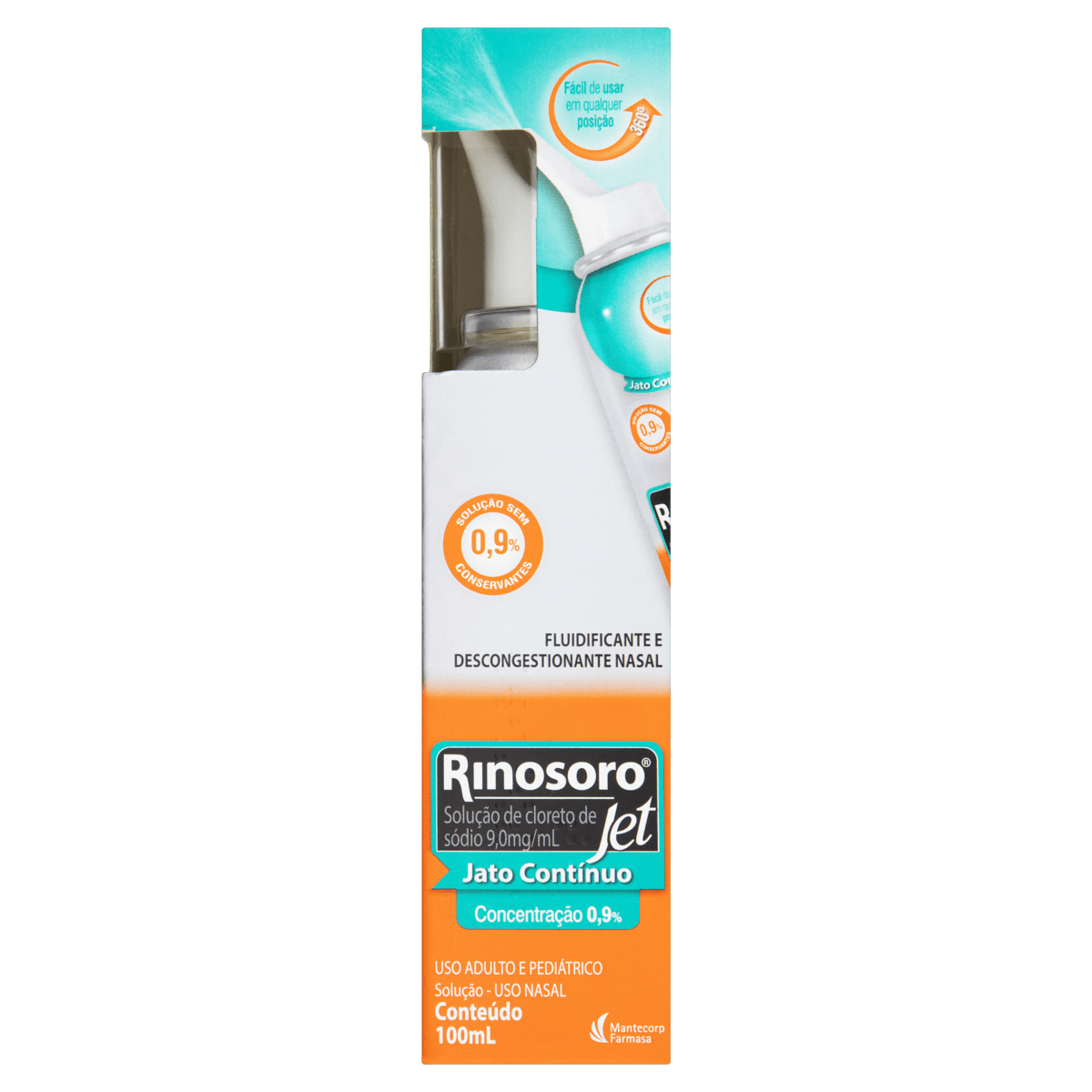 Rinosoro Jet 0,9% Spray Nasal 100ml – Descongestionante e Fluidificante ...