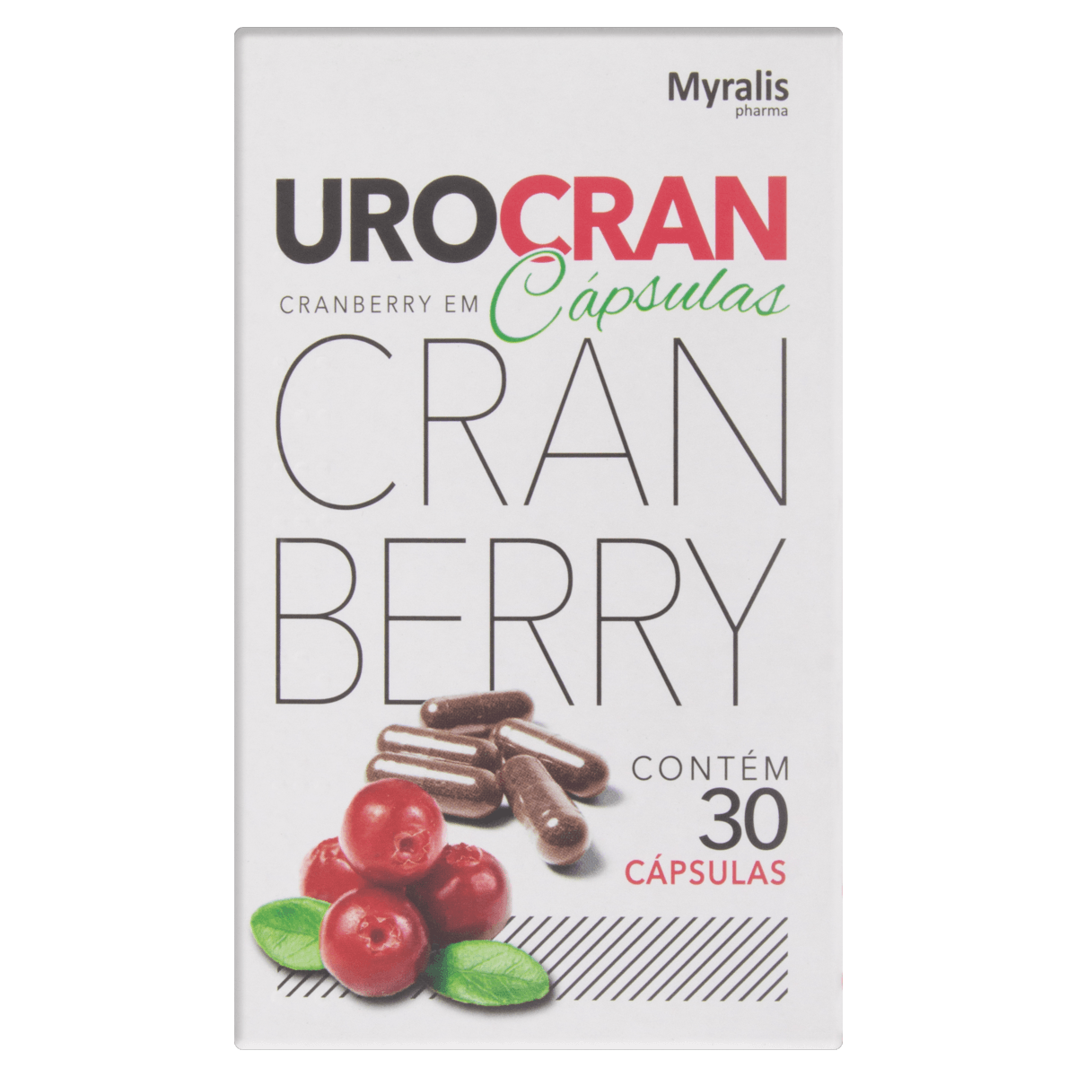 Urocran Cranberry 500mg Myralis – Suplemento para Saúde Urinária ...