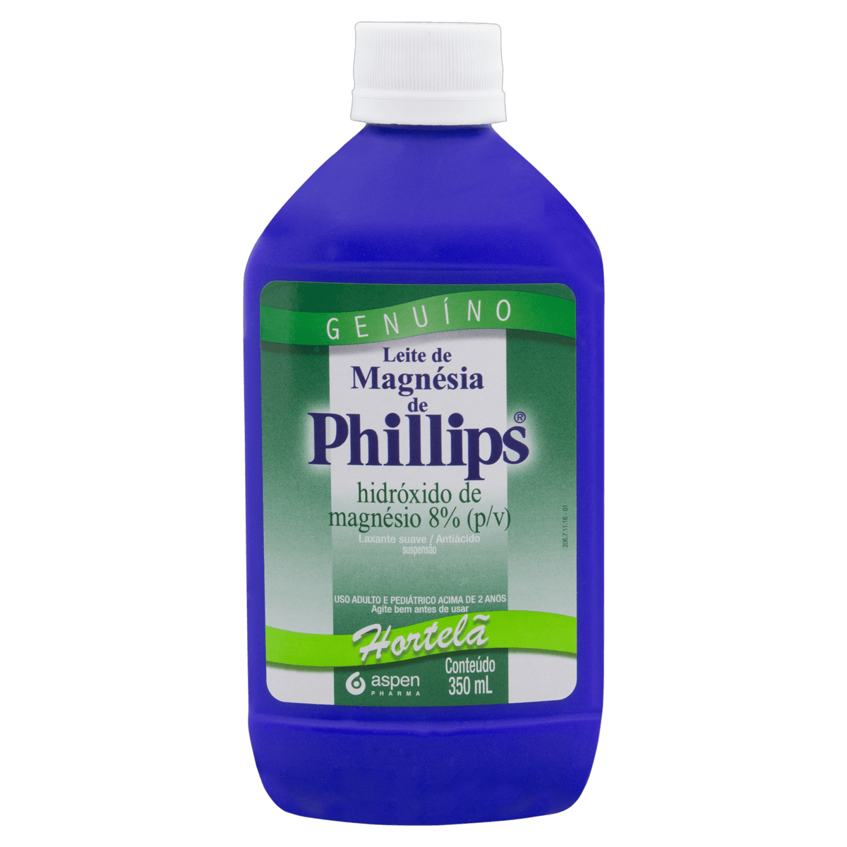 Leite de Magnésia Phillips Hortelã 350ml – Antiácido e Laxante Suave ...