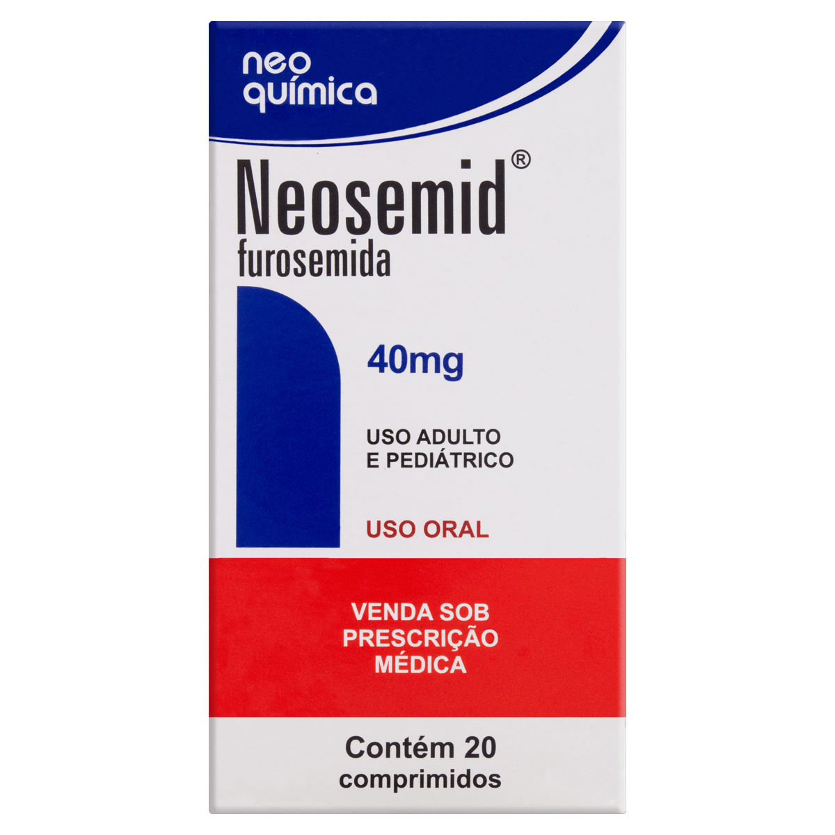 Neosemid 40mg 20 Comprimidos - Drogaria Rosário