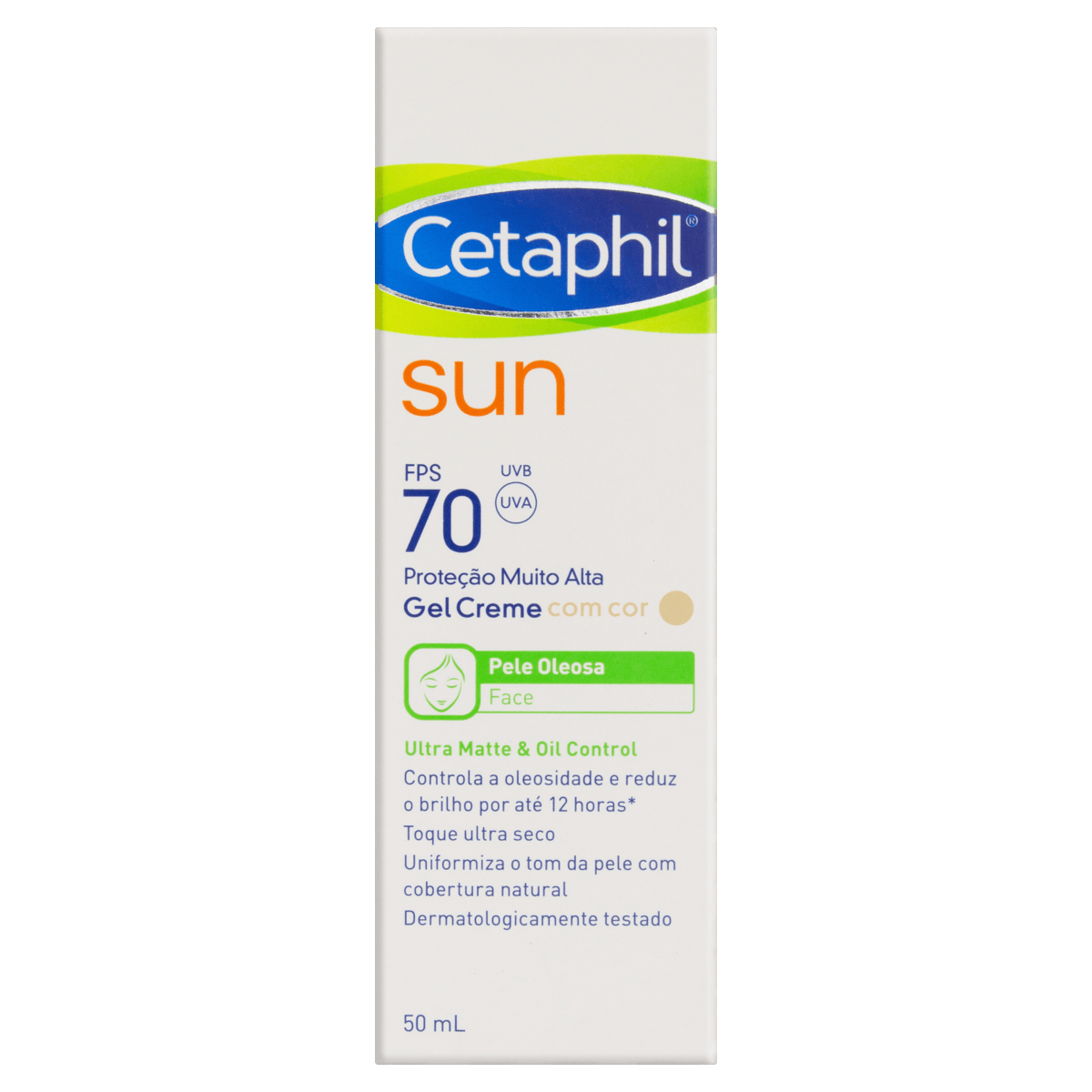 Protetor Solar Cetaphil Sun Gel Creme Com Cor Fps70 - Drogaria Rosário