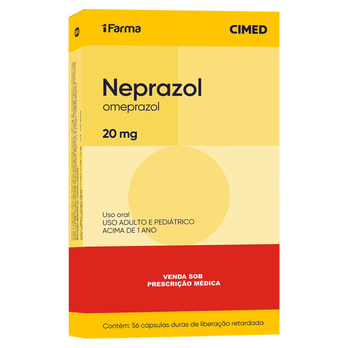 Neprazol 20mg 56 Comprimidos - FARMALIFE