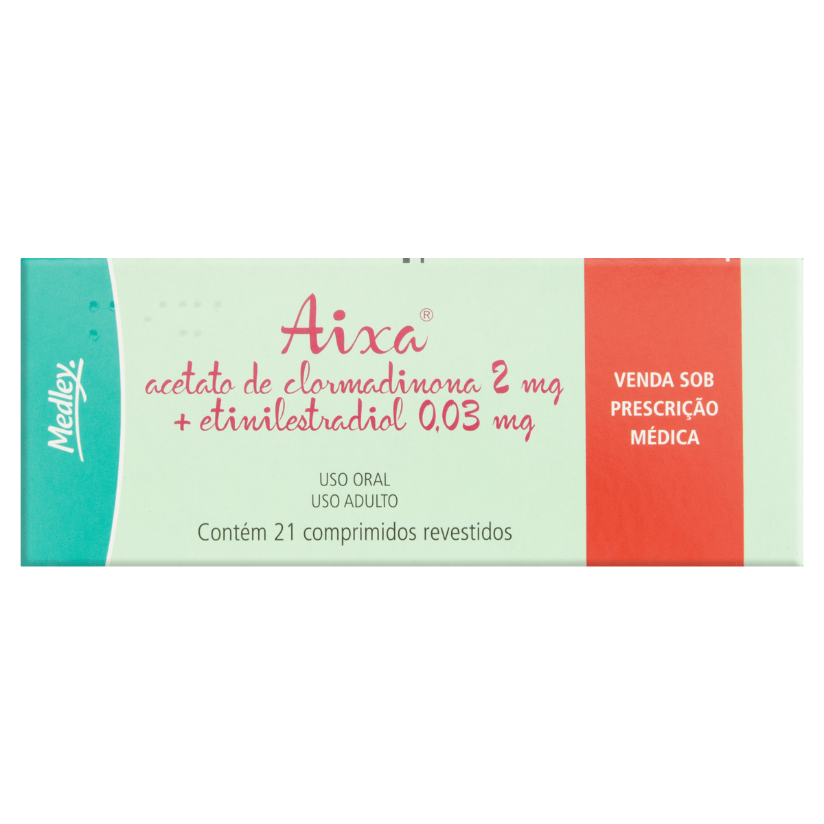 Aixa 2 + 0,03mg 21 Comprimidos Revestidos - Drogarias Tamoio