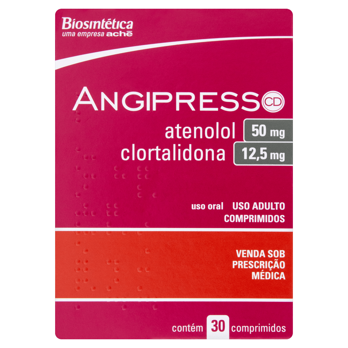 Angipress Cd 50 + 12,5mg 30 Comprimidos - FARMALIFE