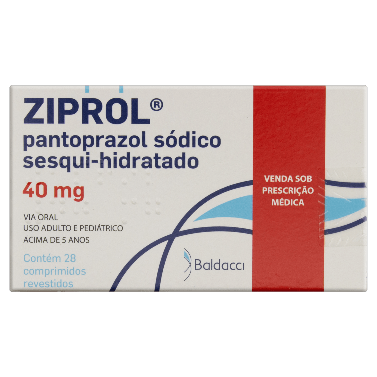Ziprol 40mg 28 Comprimidos - Drogarias Tamoio