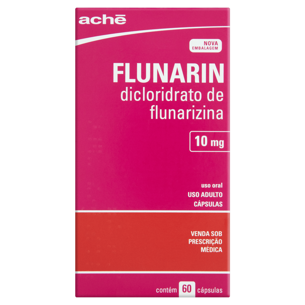 Flunarin 60 Cápsulas - Drogarias Tamoio