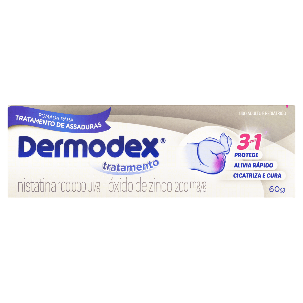 Pomada para Assaduras Dermodex 60g - Tratamento Eficaz - Drogaria Rosário