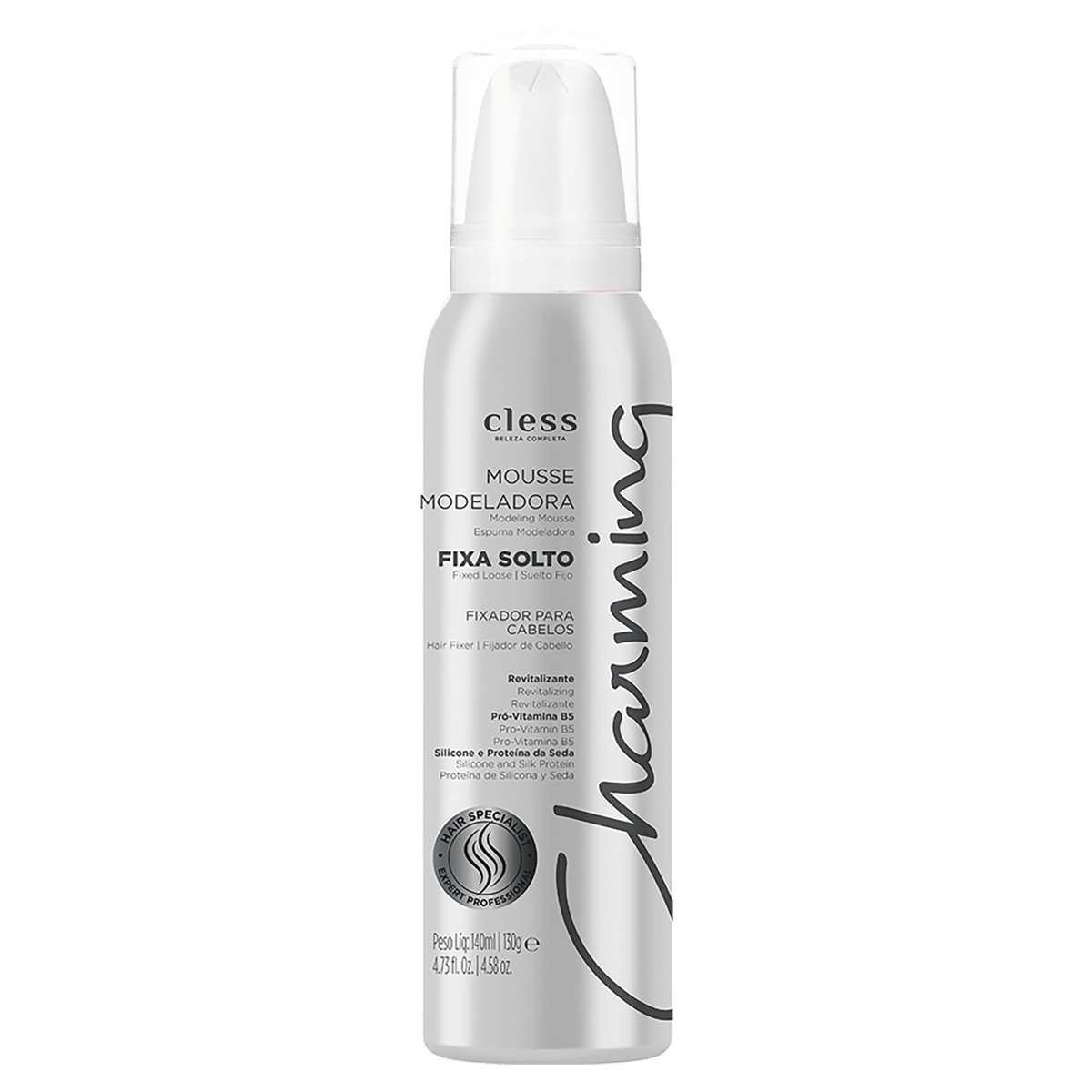 Fix Cabelo Cless Charming Mous Norm Spray 140Ml - Charming - Drogarias ...