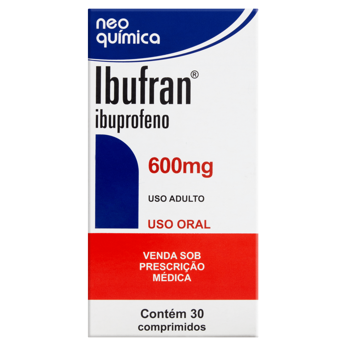Ibufran 600mg 30 Comprimidos Neo Química – Anti-inflamatório Oral ...