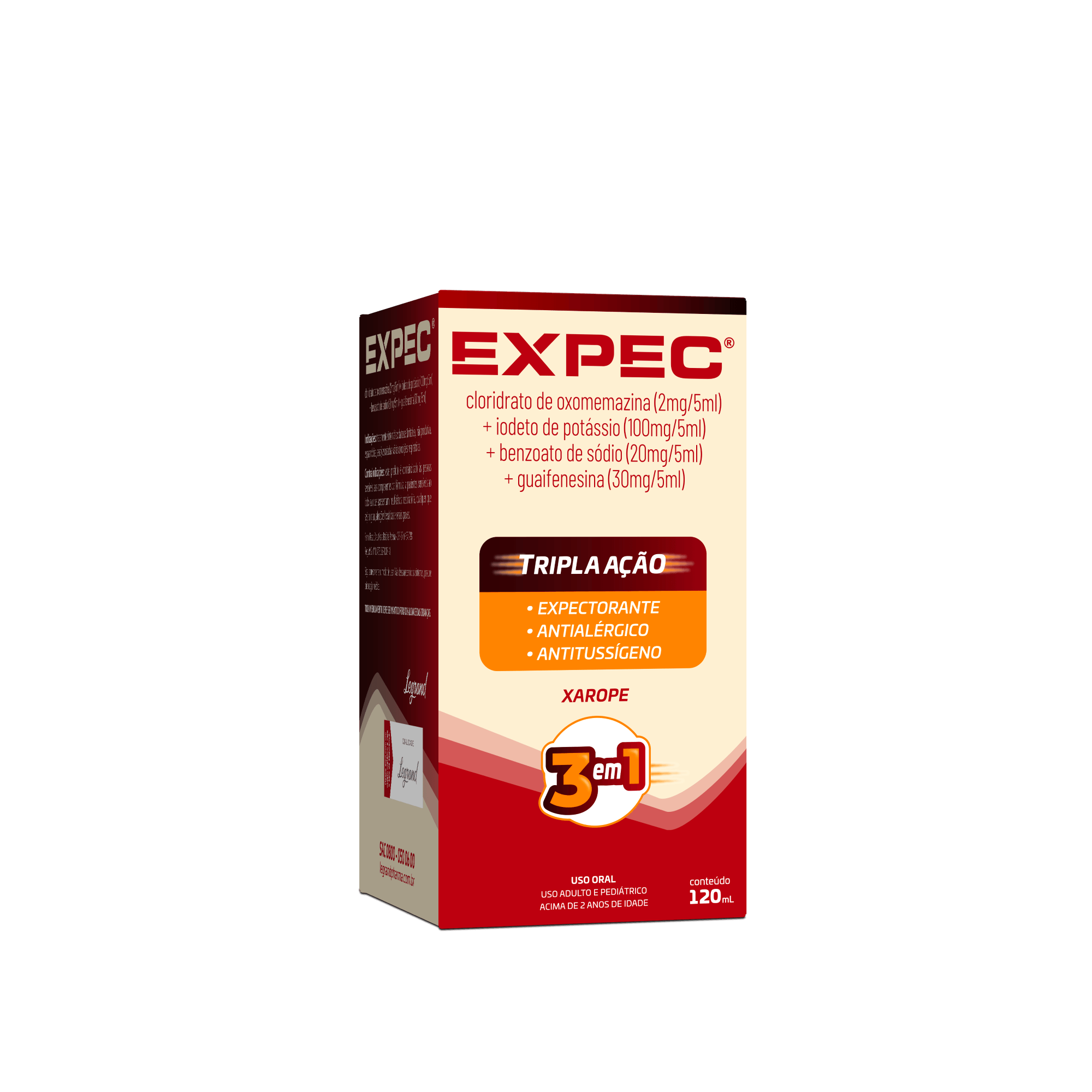 Expec Xarope - 120ml - Drogarias Tamoio