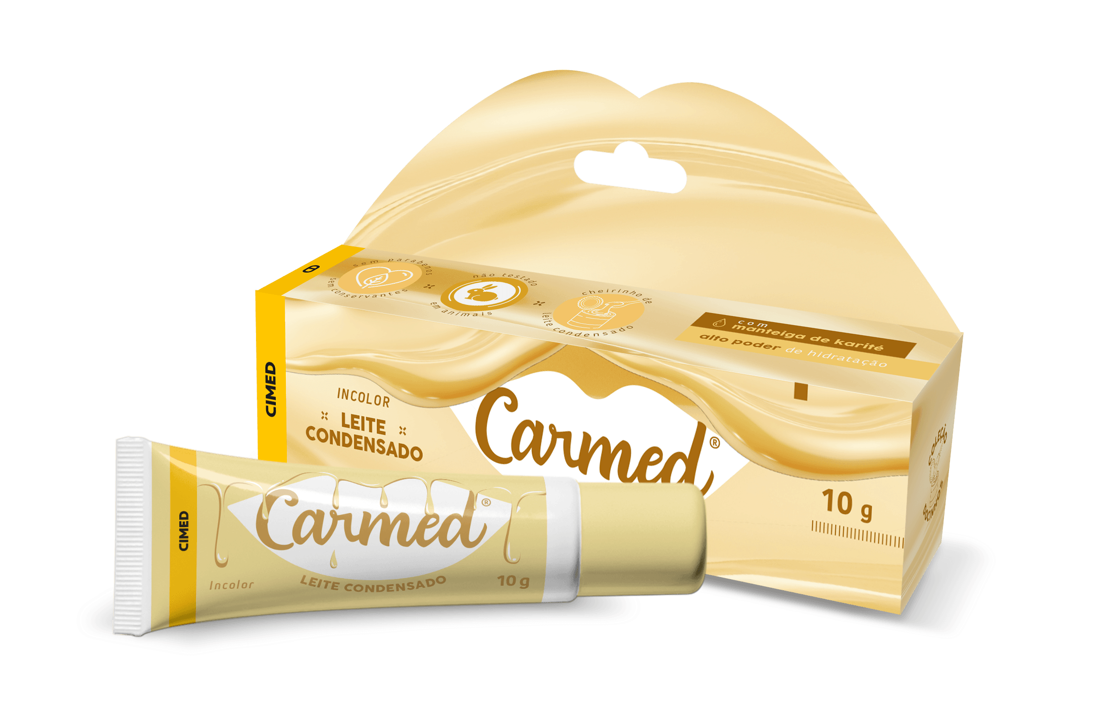 Hidratante Labial Carmed Leite Condensado - 10g - FARMALIFE