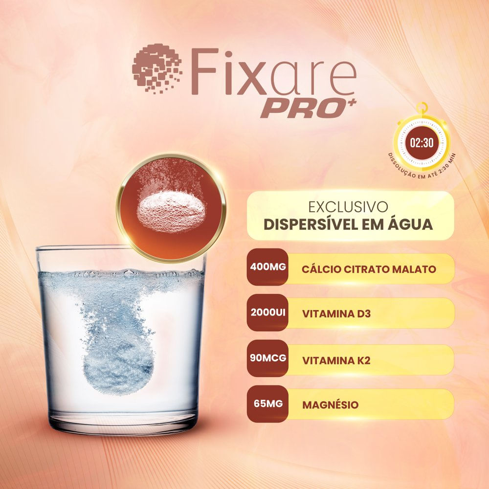 Fixare Pro 30Cpr Eferv - Drogarias Tamoio