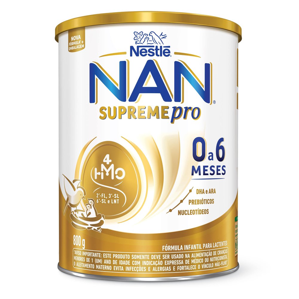 Nan Supreme Pro 0-6 Meses 800g - Fórmula Infantil Nestlé - Drogarias Tamoio