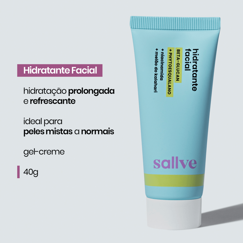 Hidratante Facial Sallve - 40g - Drogarias Tamoio