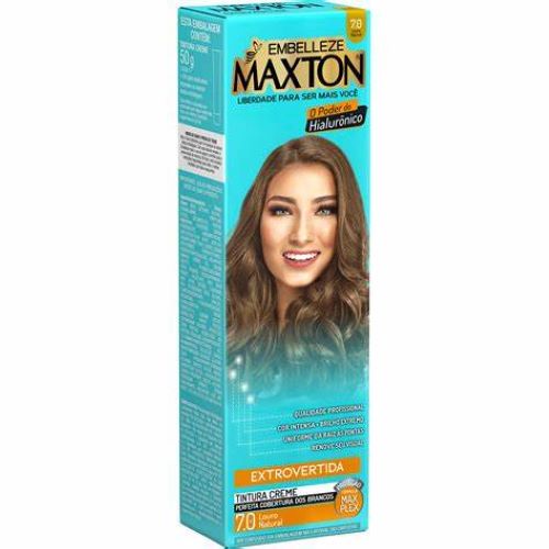 Embelleze Tinta De Cabelo Maxton Louro Natural 7.0 - Drogaria Rosário