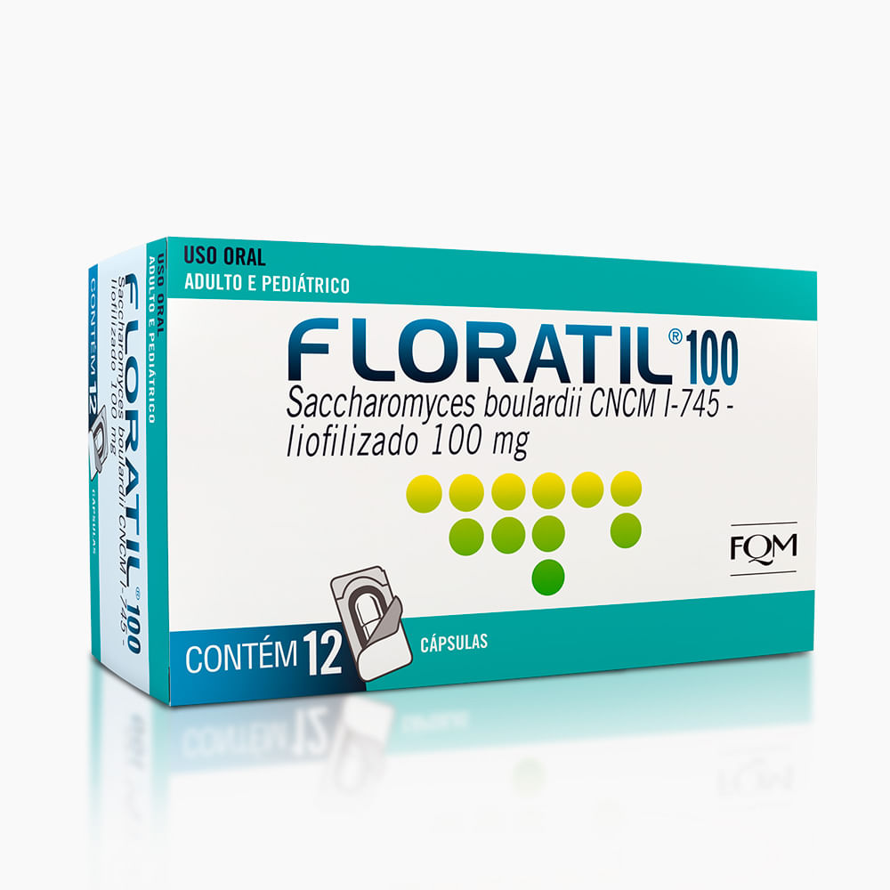 FLORATIL 100MG 12CPS - Drogaria Rosário
