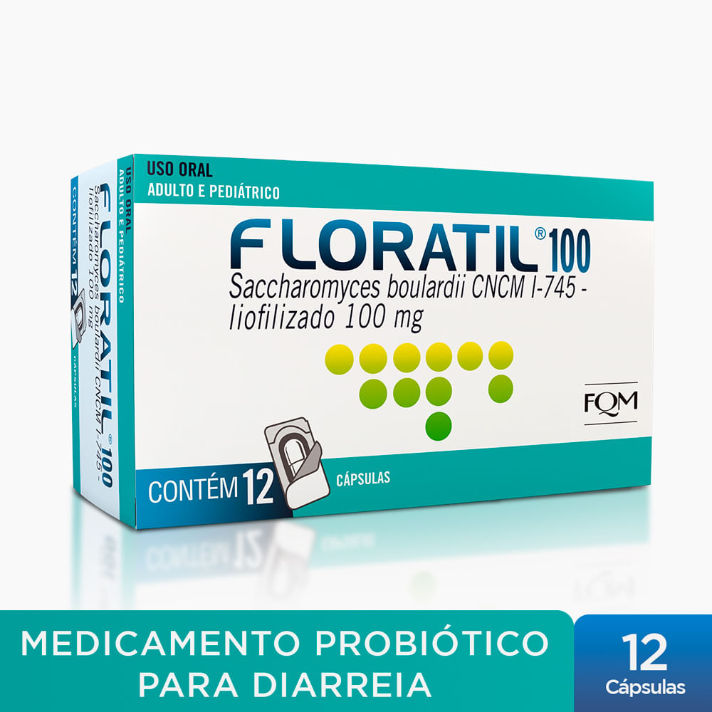 FLORATIL 100MG 12CPS - FARMALIFE