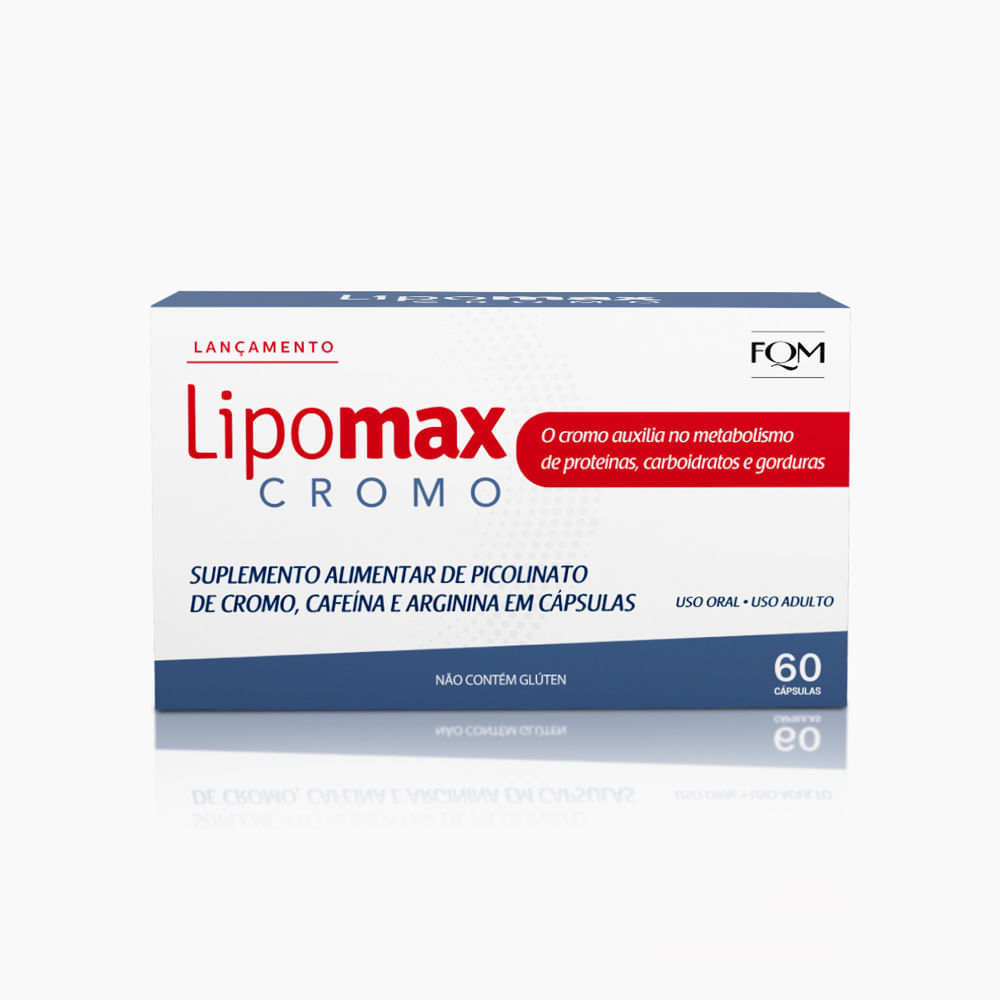 Suplemento Alimentar Lipomax Cromo - 60 Cápsulas - Drogaria Rosário