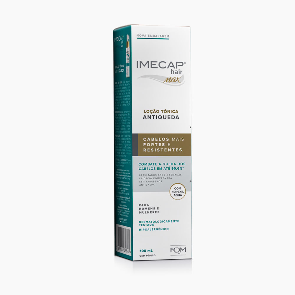 IMECAP HAIR MAX LOCAO C/ 100ML - Drogaria Rosário