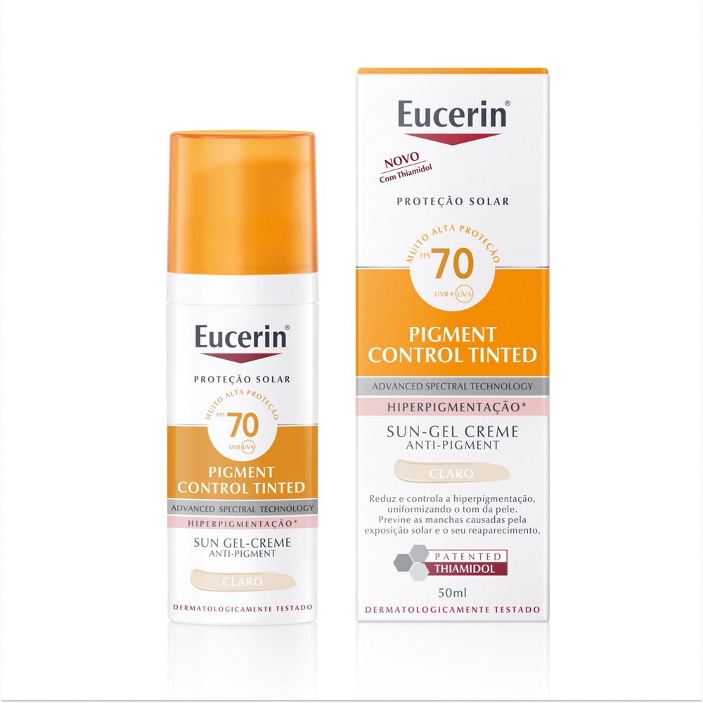 Protetor Solar Facial Pigment Control FPS 70 50ml Eucerin - Drogarias ...