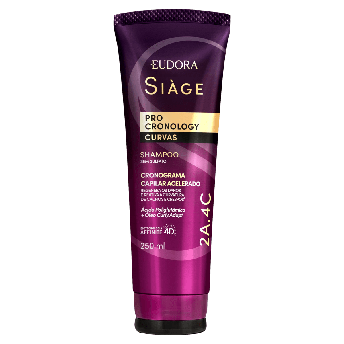 Shampoo Eudora Siàge Pro Cronology Curvas - 250ml - Drogaria Rosário